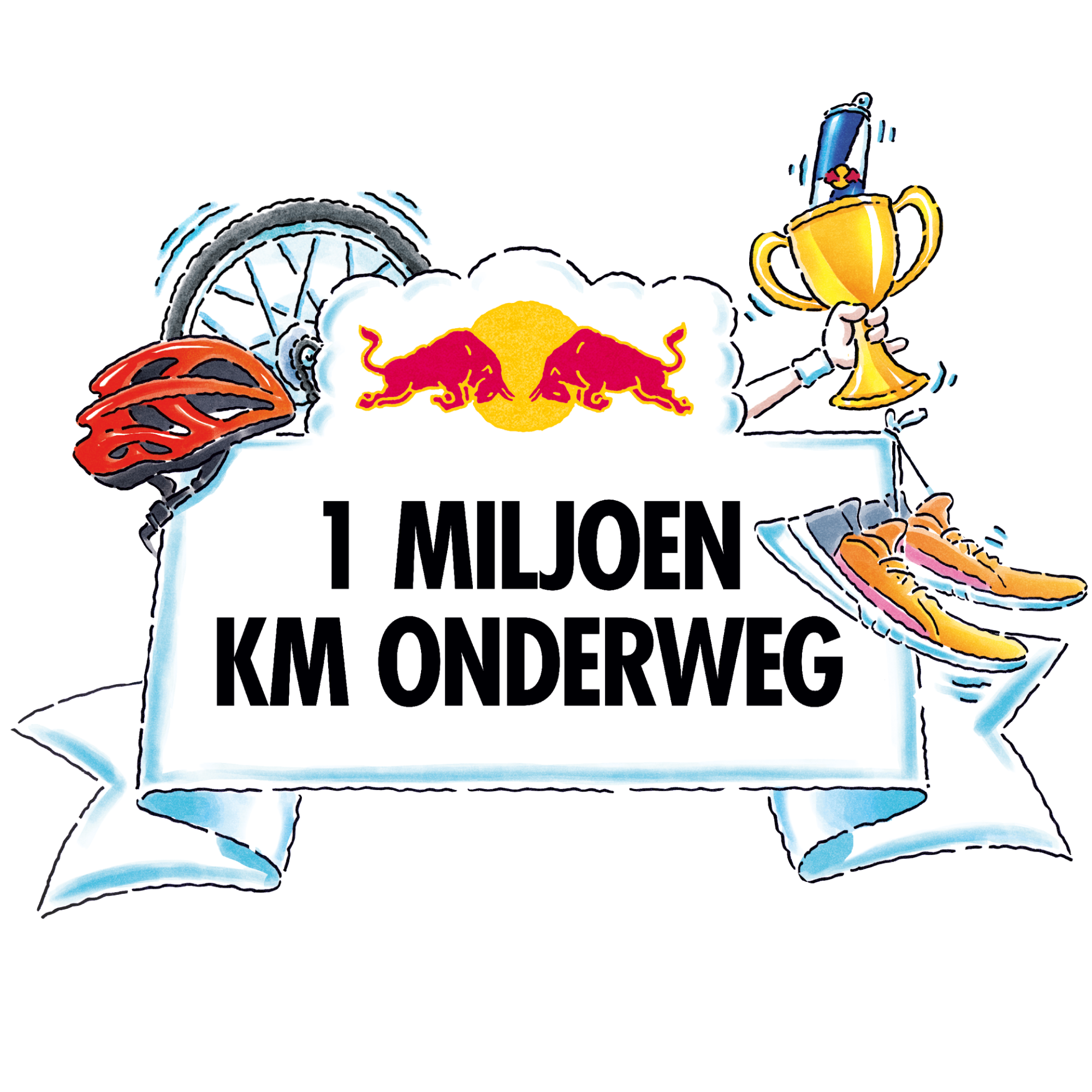 Red Bull 1 million kilometer on route - Strava Challenges